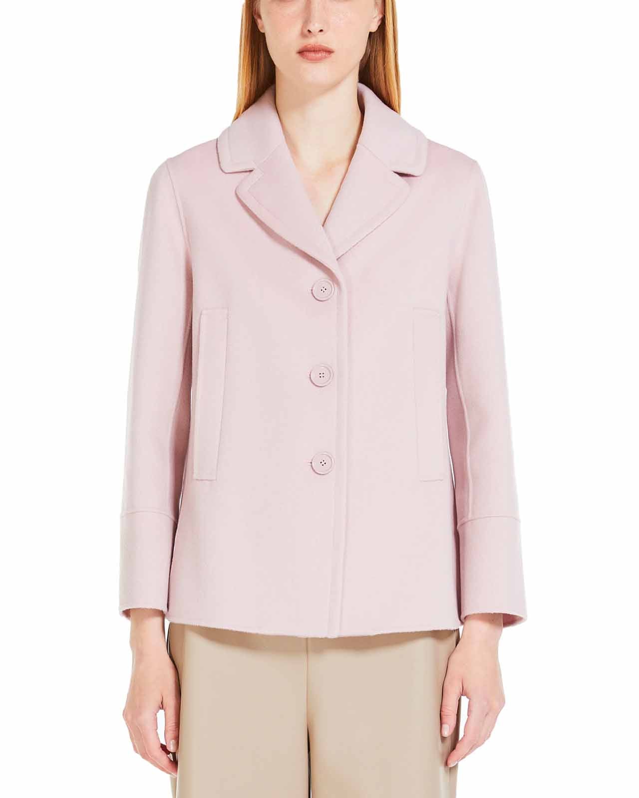 'S Max Mara | Giacca Moon lana rosa – lemlò 'S Max Mara | Giacca Moon lana rosa – lemlò