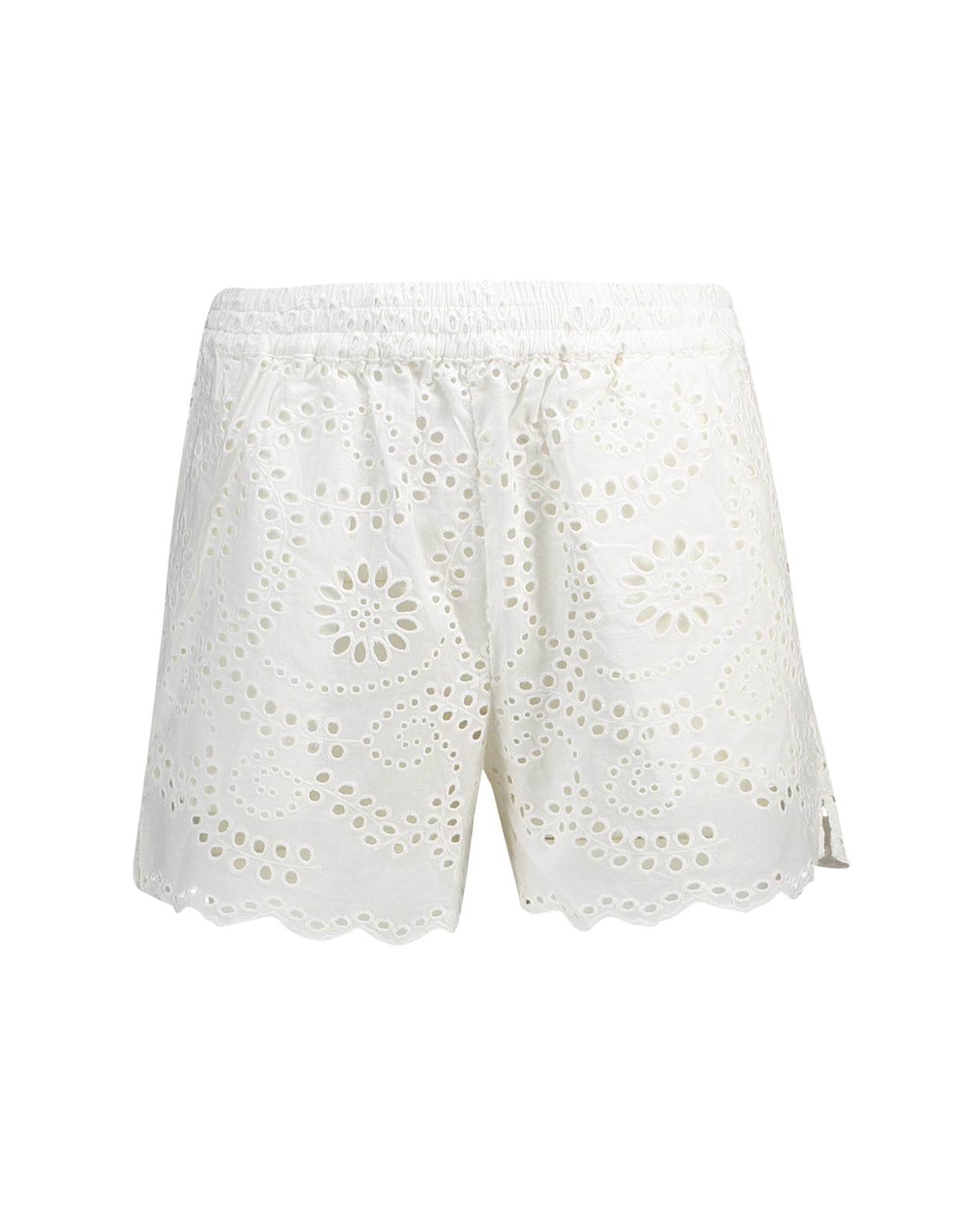MC2 Saint Barth | Shorts Meave pizzo sangallo bianco – lemlò