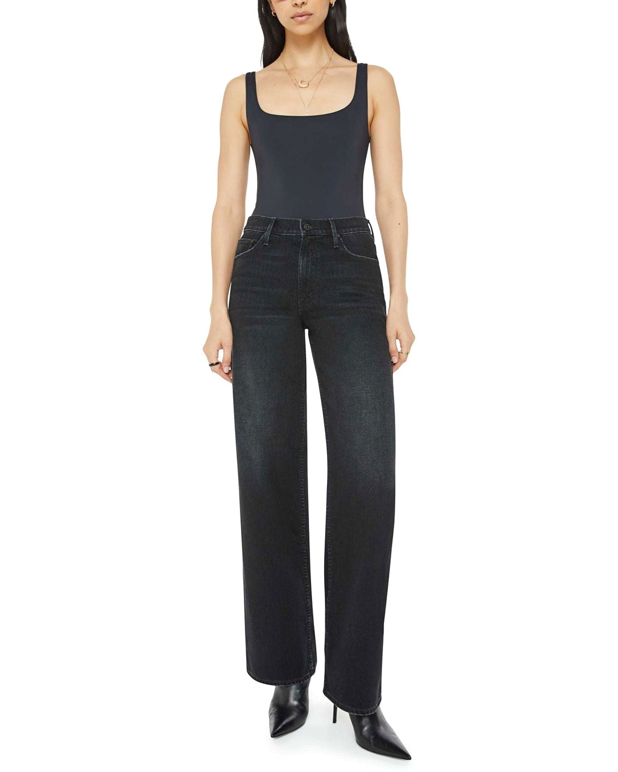 Mother | Jeans The Spinner Zip Black Magic – lemlò
