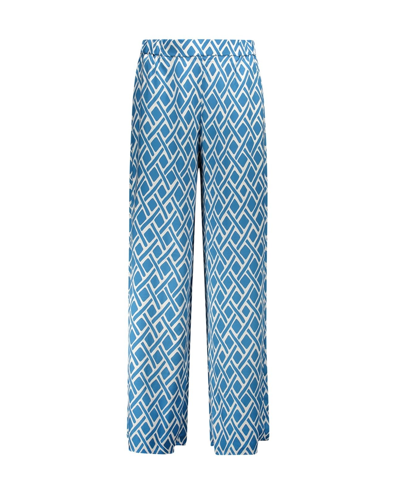 Pennyblack | Pantalone Aldo raso fantasia turchese – lemlò