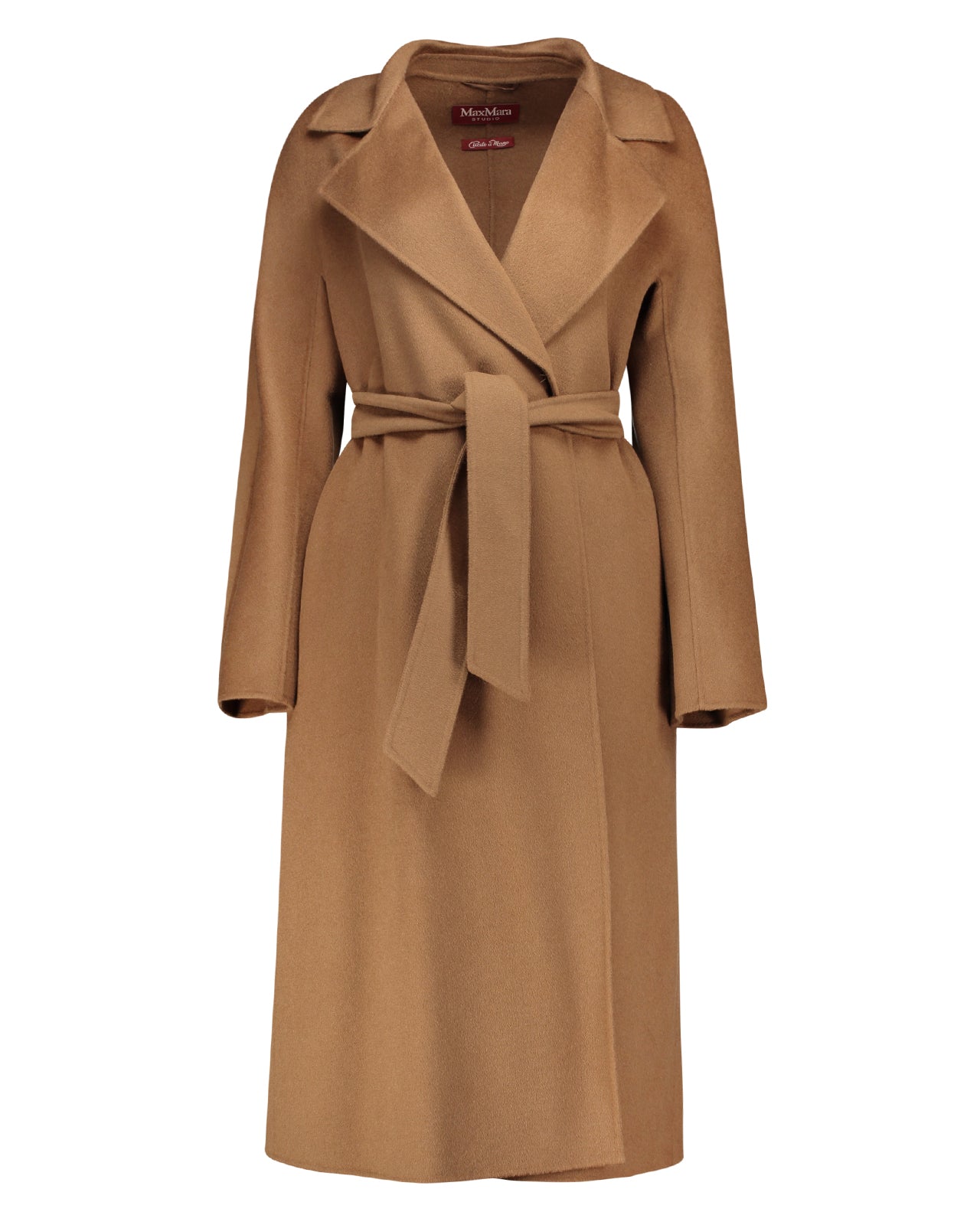Max Mara Studio | Cappotto Cles lana vergine nocciola – lemlò