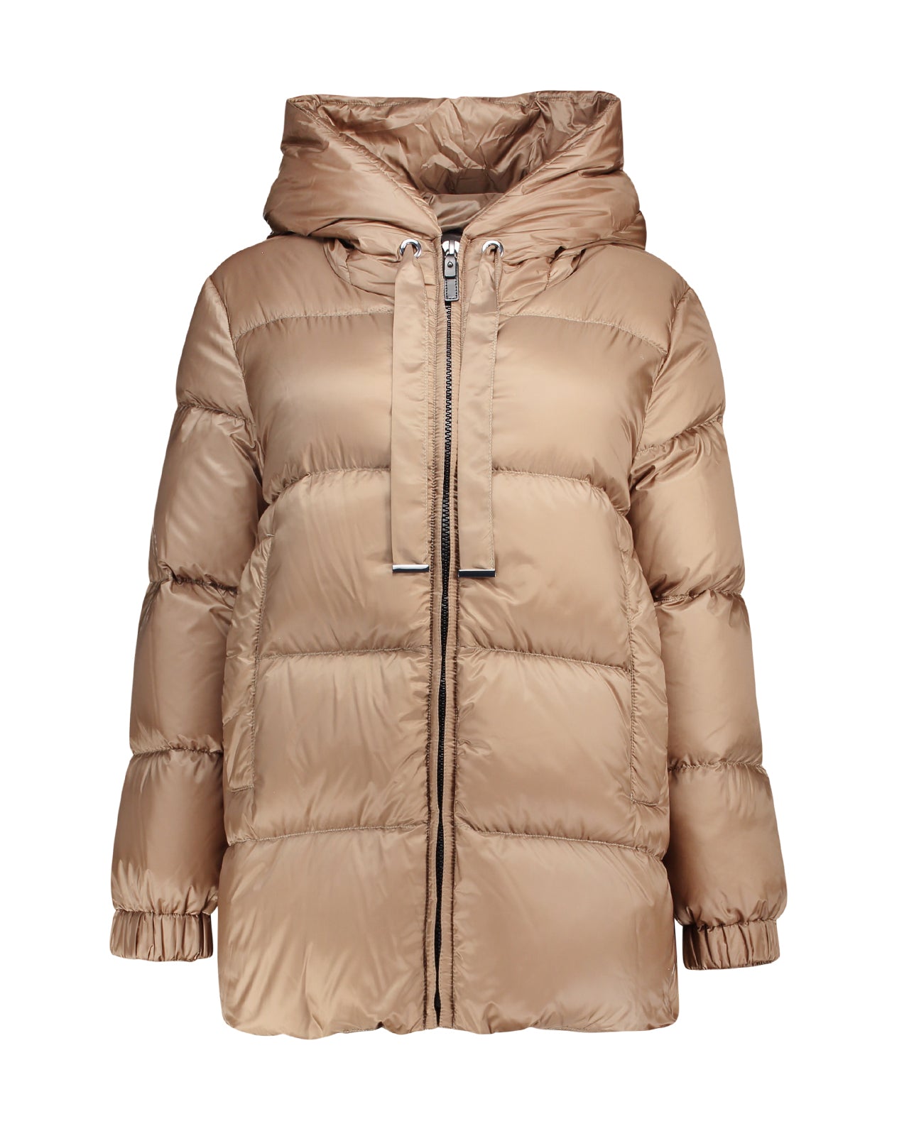 Max Mara The Cube | Piumino SEIA tela tecnica marrone – lemlò