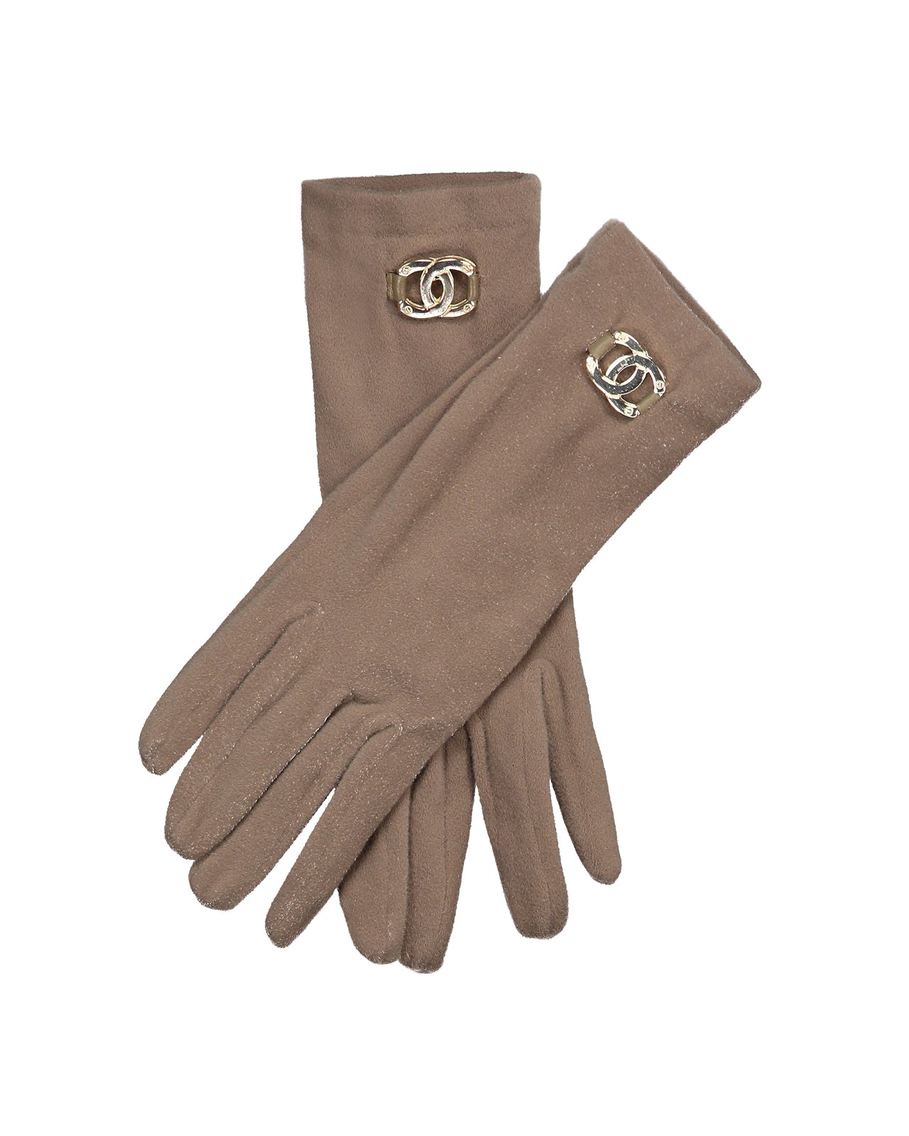 Steve Done | Guanti Dakota pile greige fibbia – lemlò