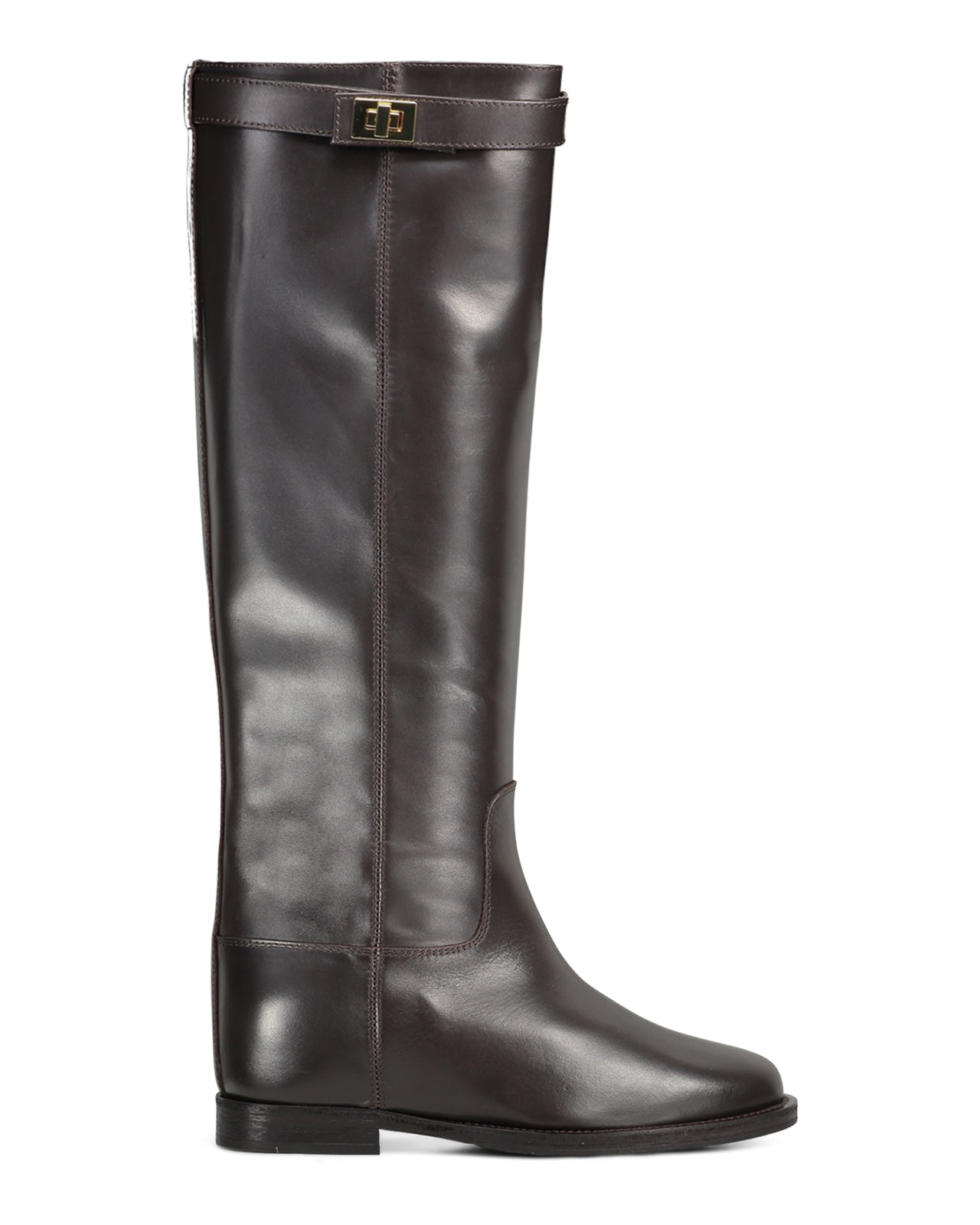 Via Roma 15 | Stivale Santa Monica Rialzo testa di moro – lemlò