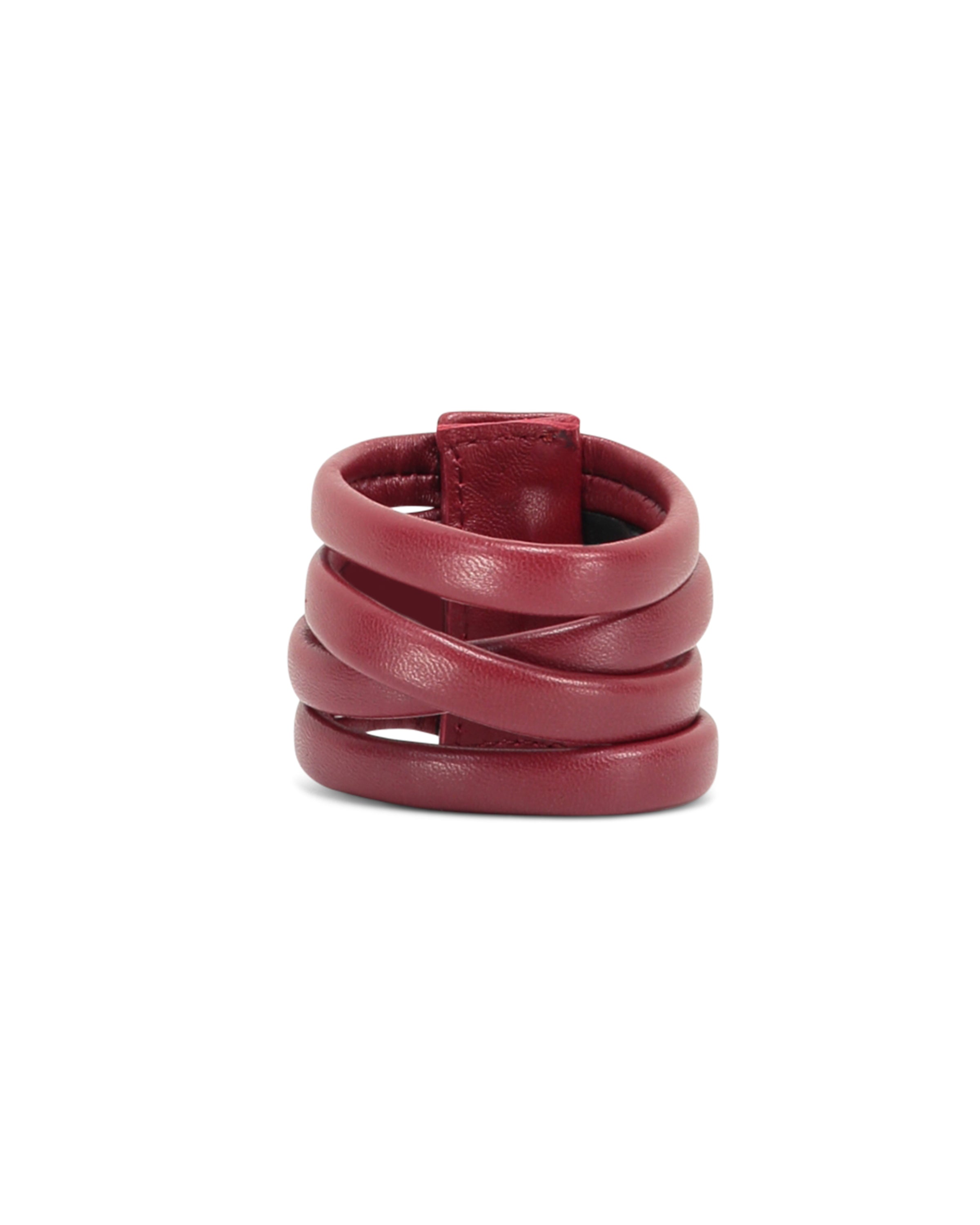 Gaetano Massari | Bracciale 4 giri pelle bordeaux – lemlò