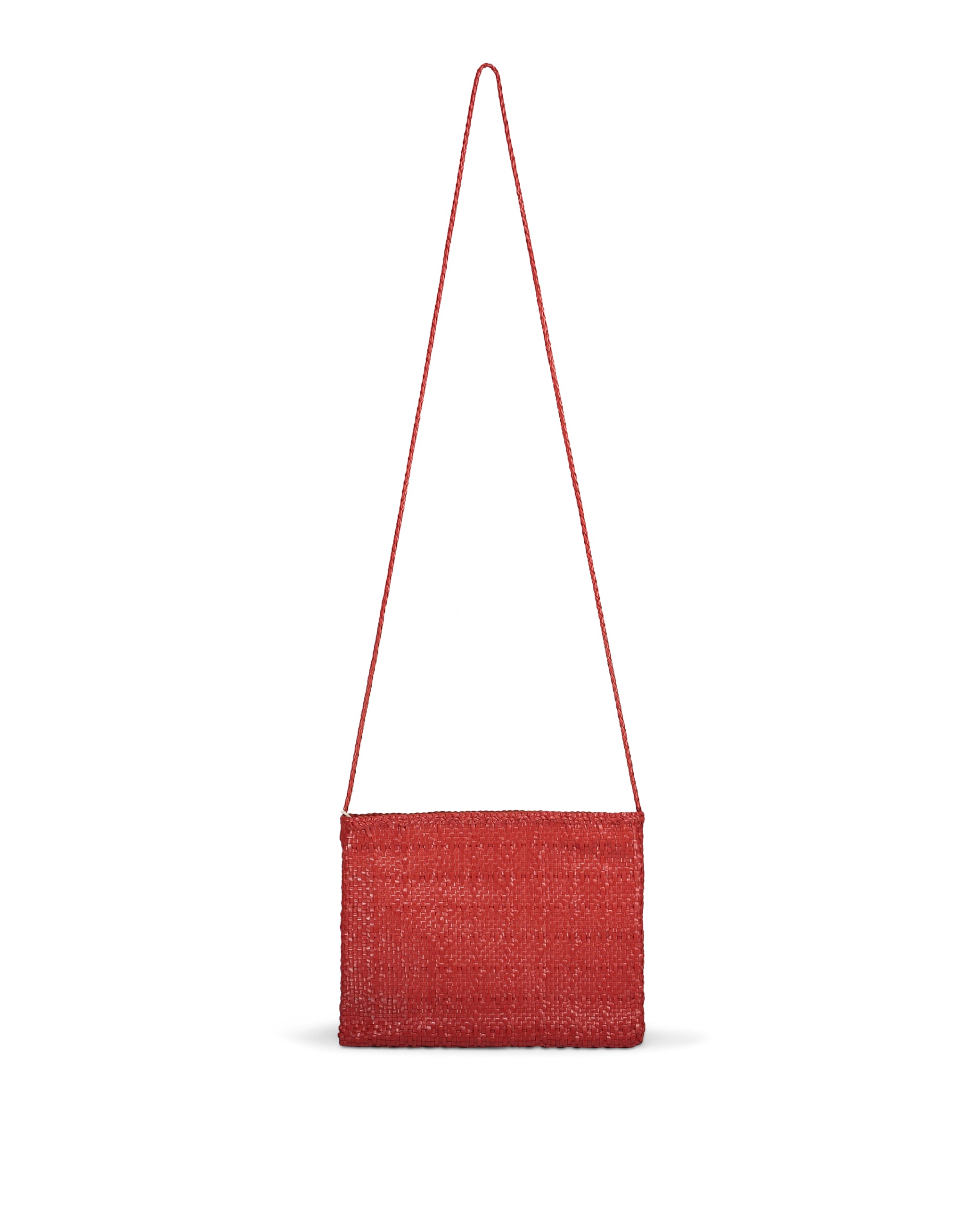 Dragon Diffusion | Pochette Parimula Box Weave pelle rossa – lemlò