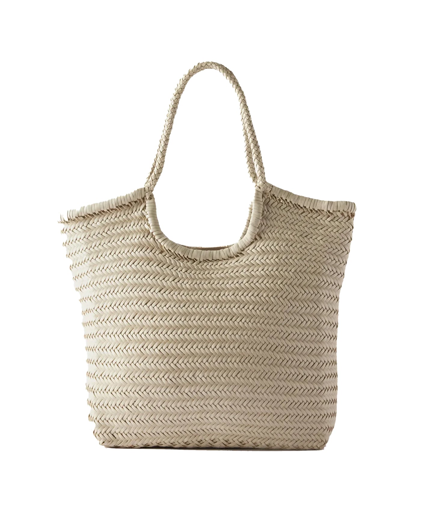 Dragon Diffusion | Borsa NS Diagonal Arched Tote pelle pearl – lemlò