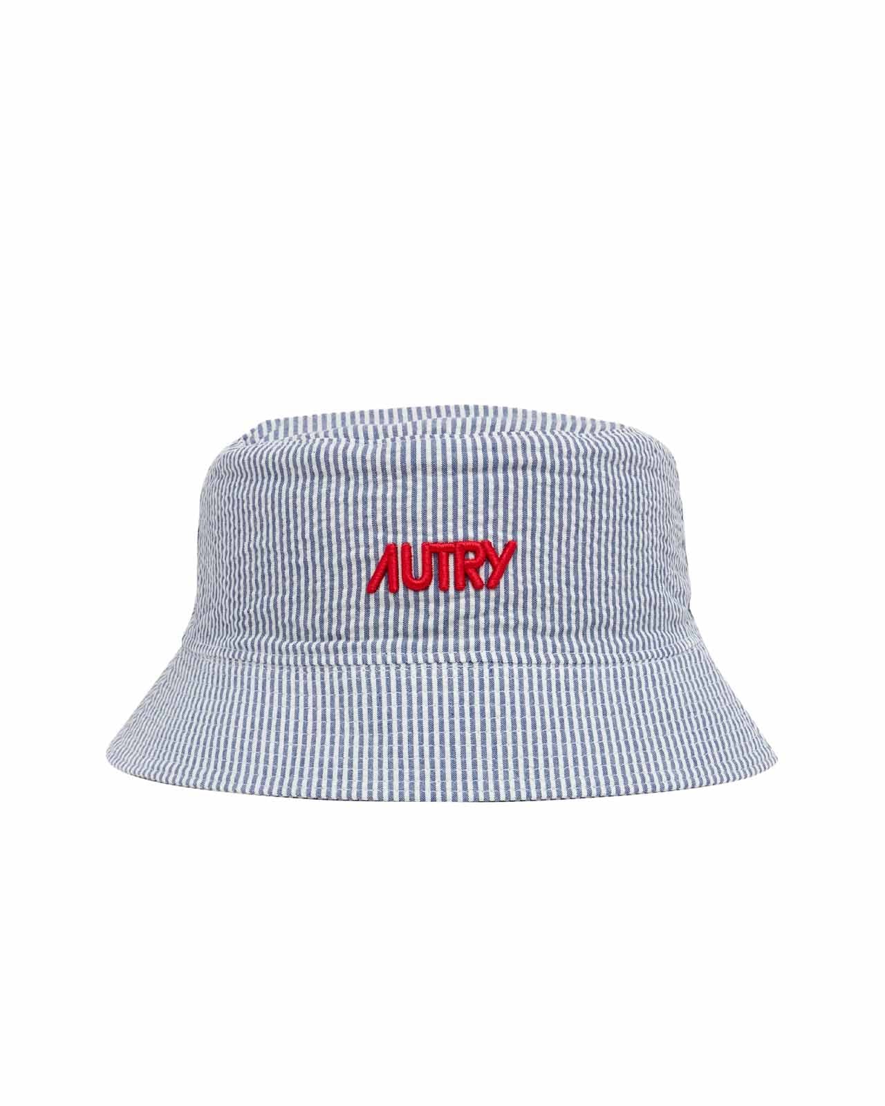 Autry | Cappello Main Unisex Bucket Stripes blu – lemlò