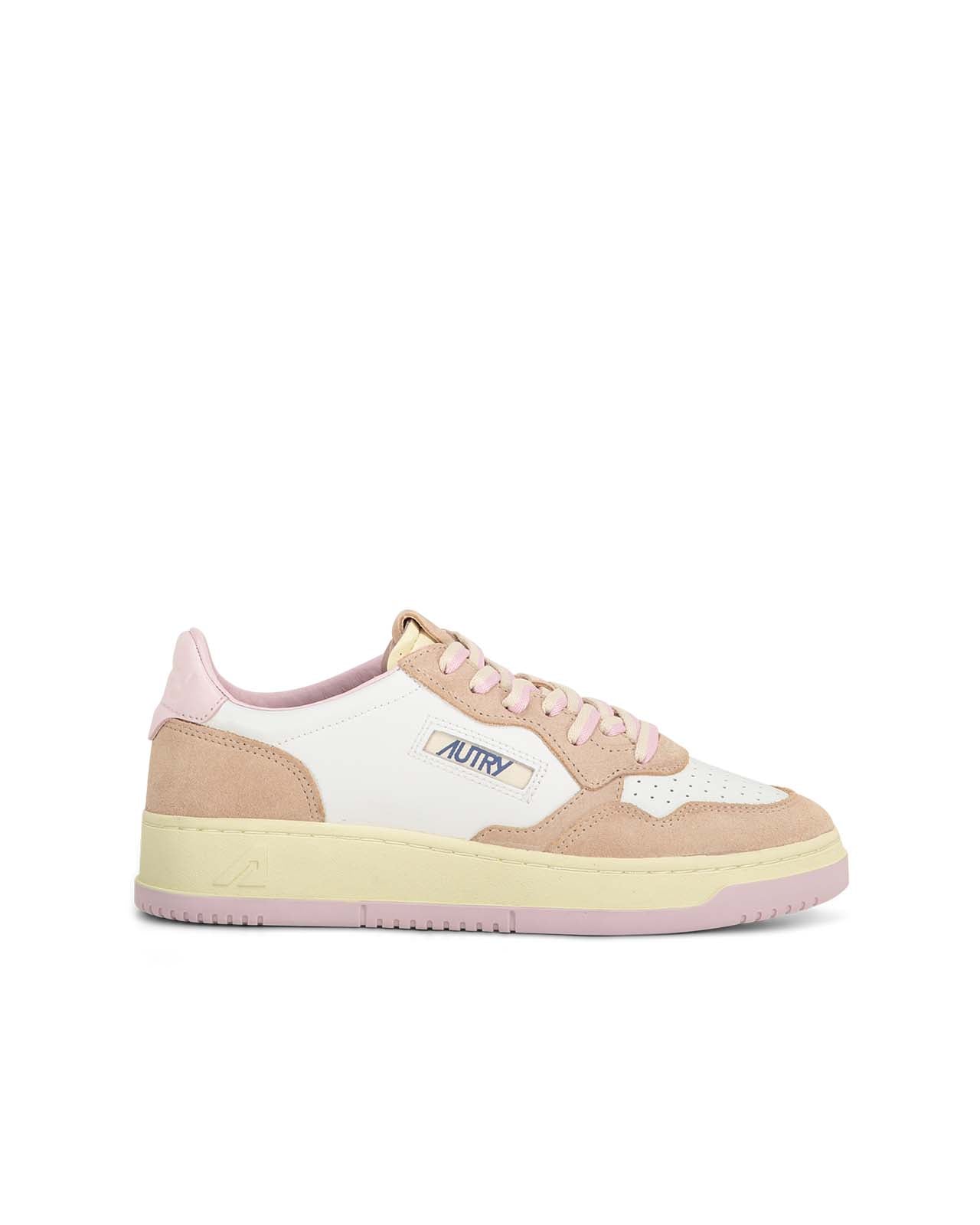 Autry | Sneaker Medalist Low suede bianca phard – lemlò