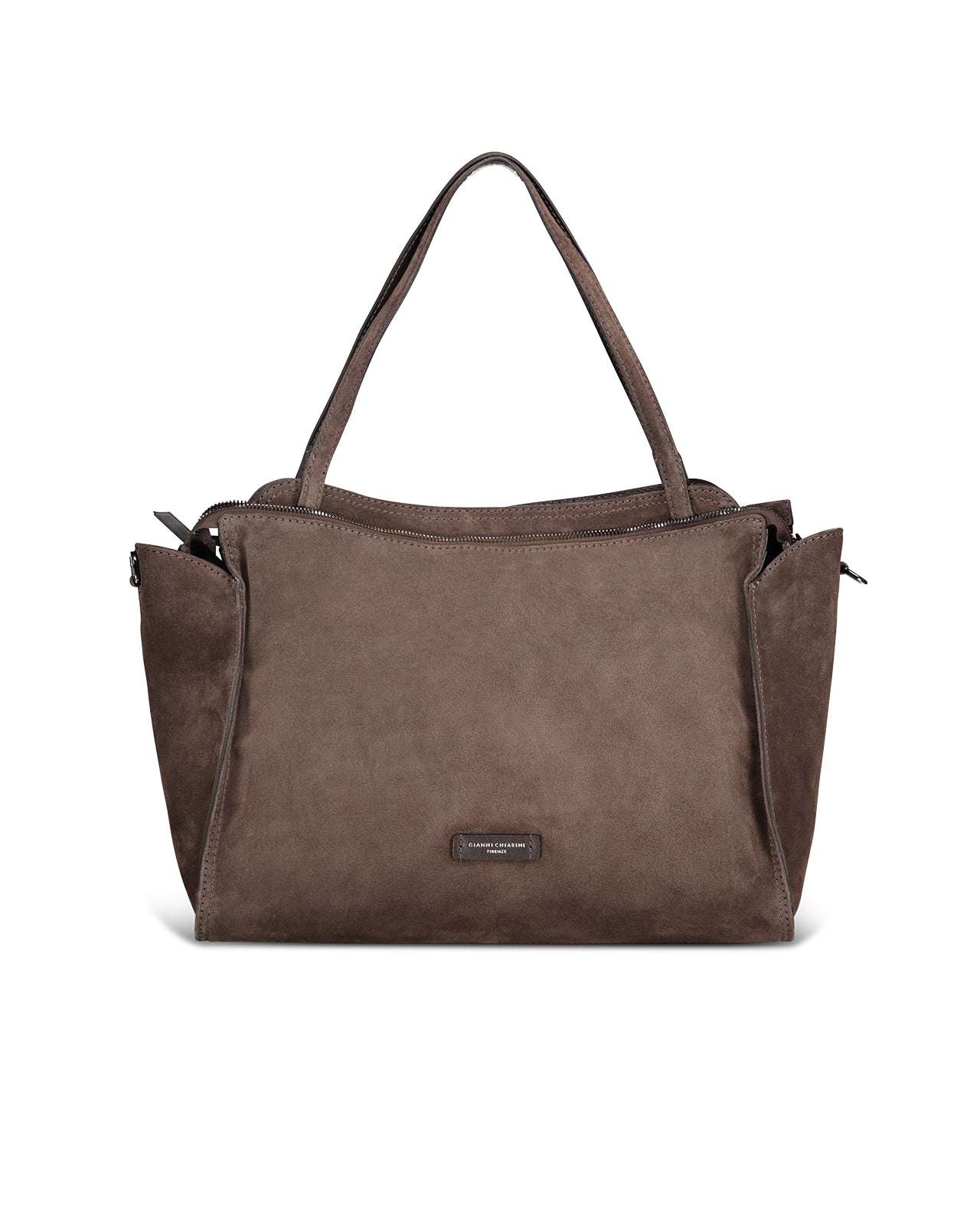 Gianni Chiarini | Borsa a spalla Janis camoscio moka – lemlò