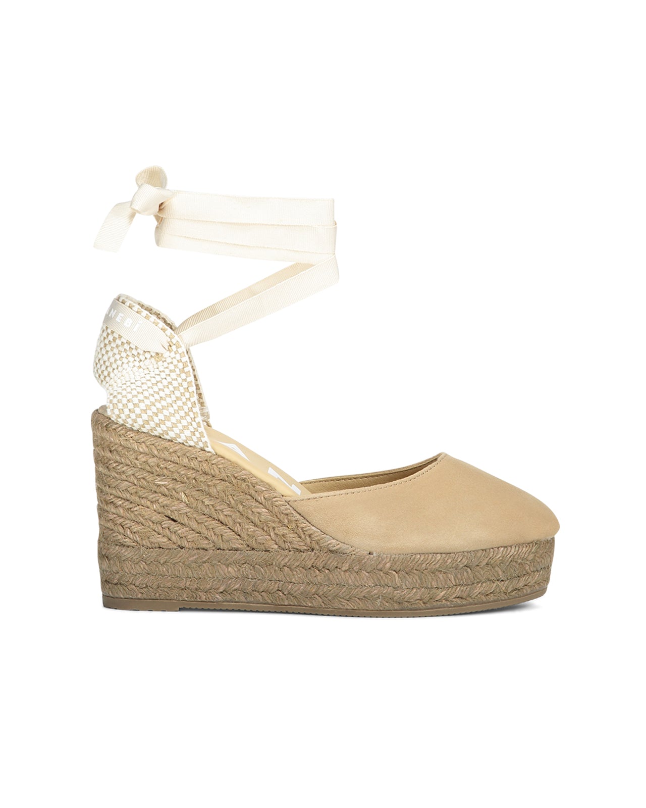 Manebi | Espadrilles Hamptons con zeppa taupe – lemlò
