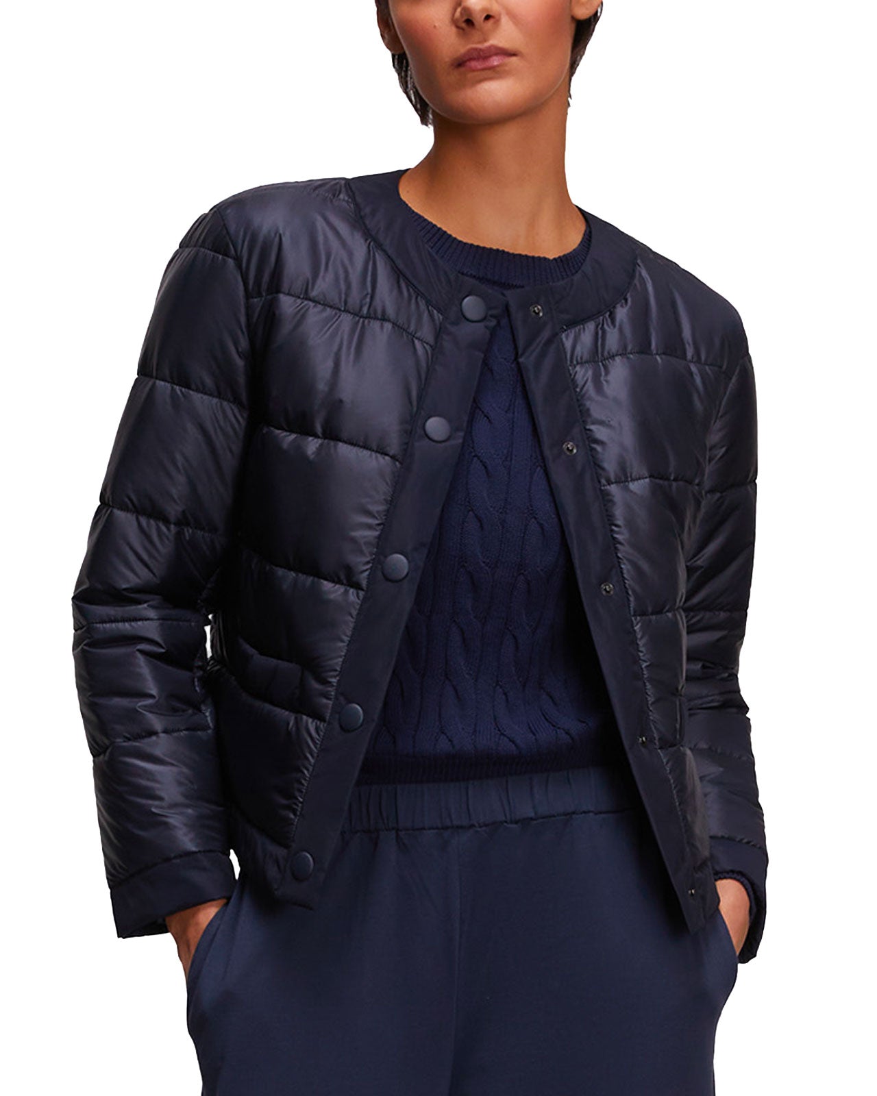 Wait | Navy blue ripstop Jennifer jacket – lemlò