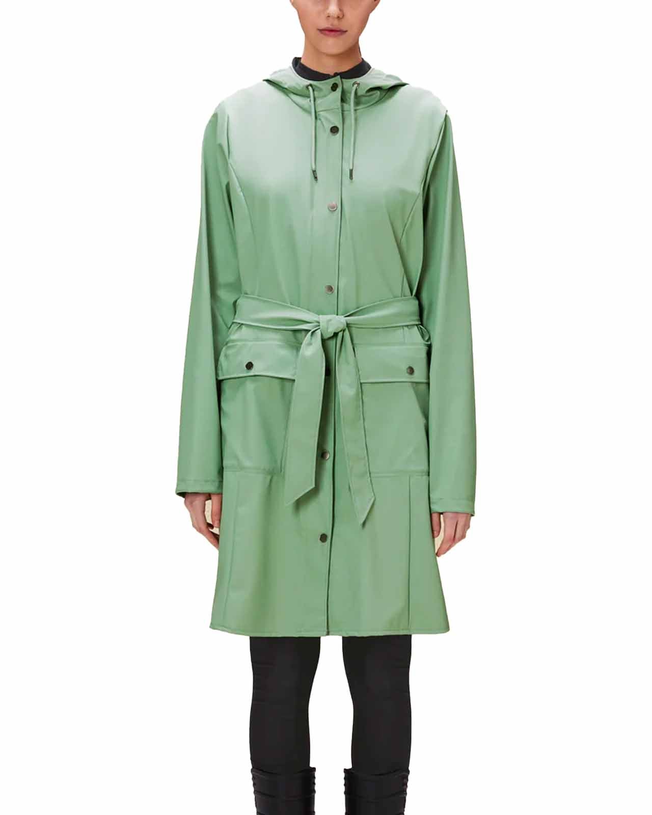 Rains | Giacca impermeabile Curve verde haze – lemlò
