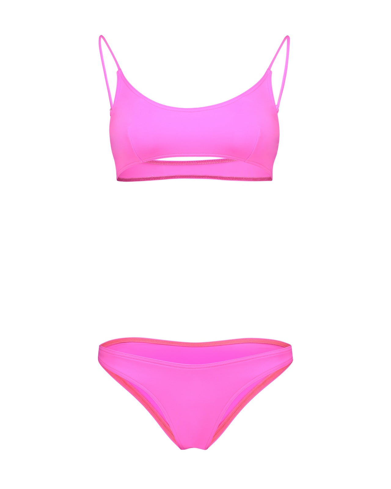 MC2 Saint Barth | Bikini Judy bralette rosa fluo – lemlò