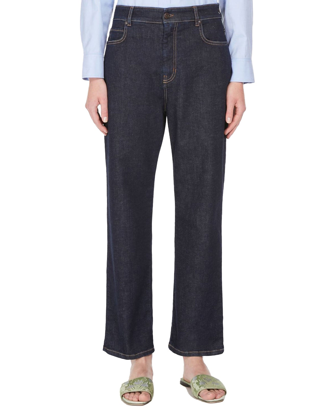 Weekend Max Mara | Rapallo denim blue jeans – lemlò