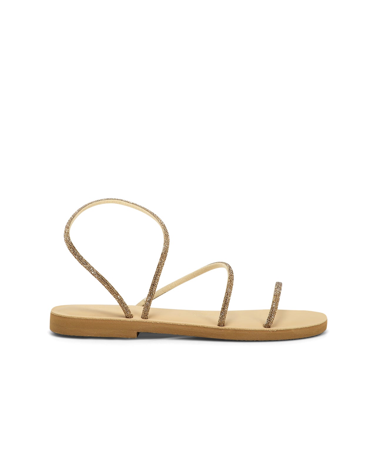 Steve Done | Sandalo strass oro – lemlò