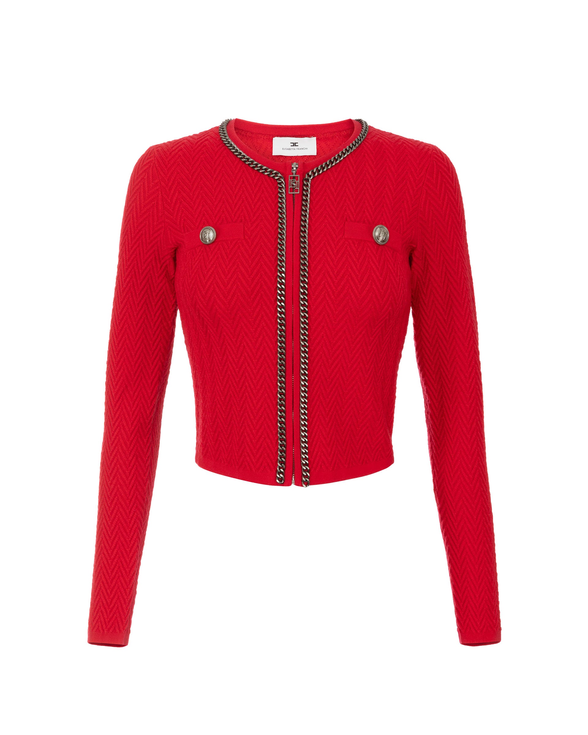 Elisabetta Franchi | Maglia tricot red passion – lemlò
