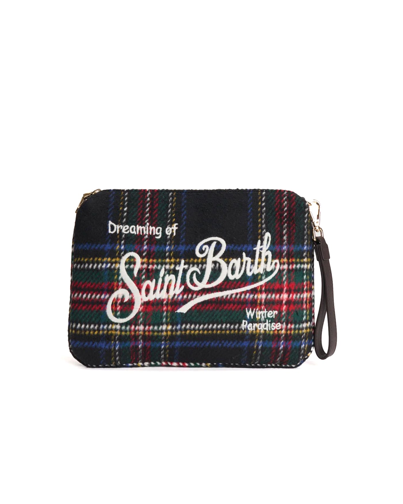 MC2 Saint Barth | Pochette Parisienne Tweed lana blu – lemlò