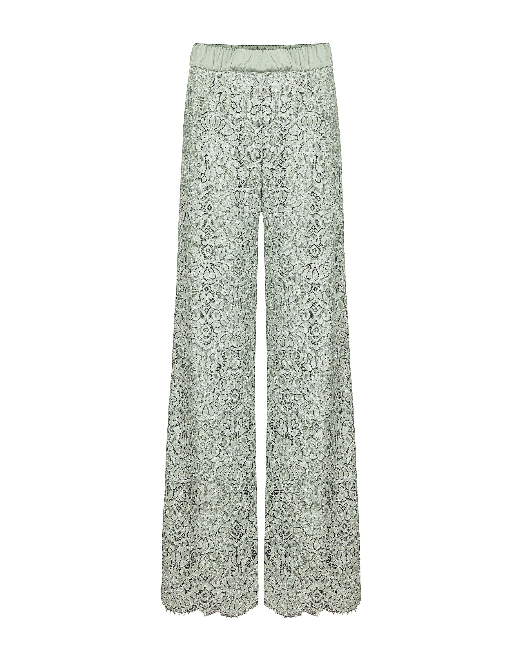 D.Exterior | Jade green lace pants – lemlò