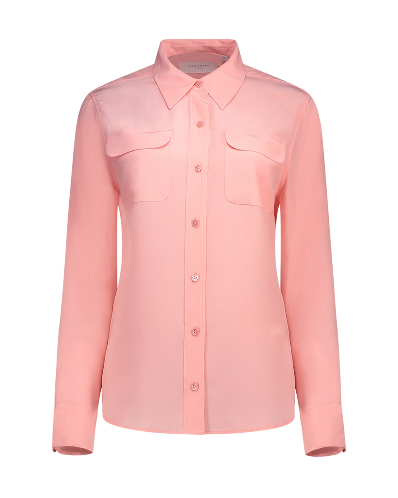 Equipment | Camicia Slim Singature seta flamingo pink – lemlò