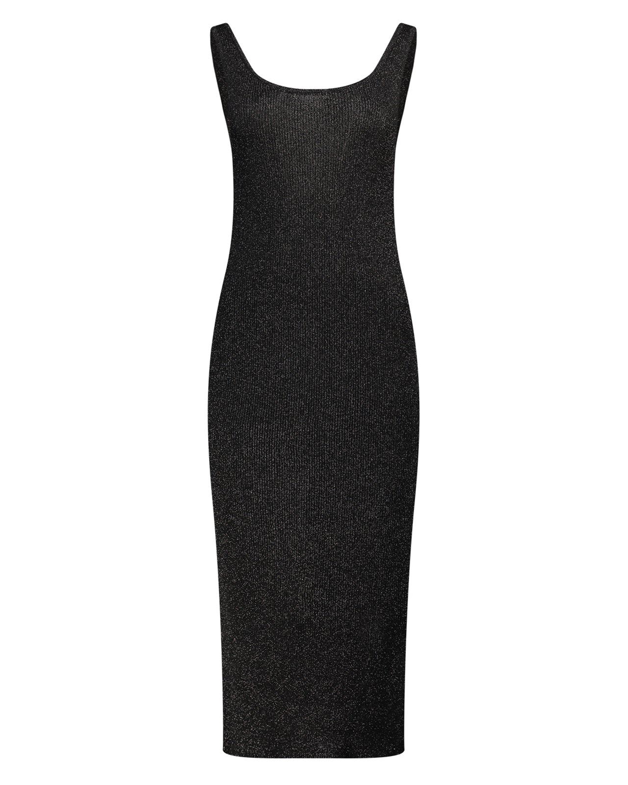MC2 Saint Barth | Abito Ronan Knitted lurex nero – lemlò
