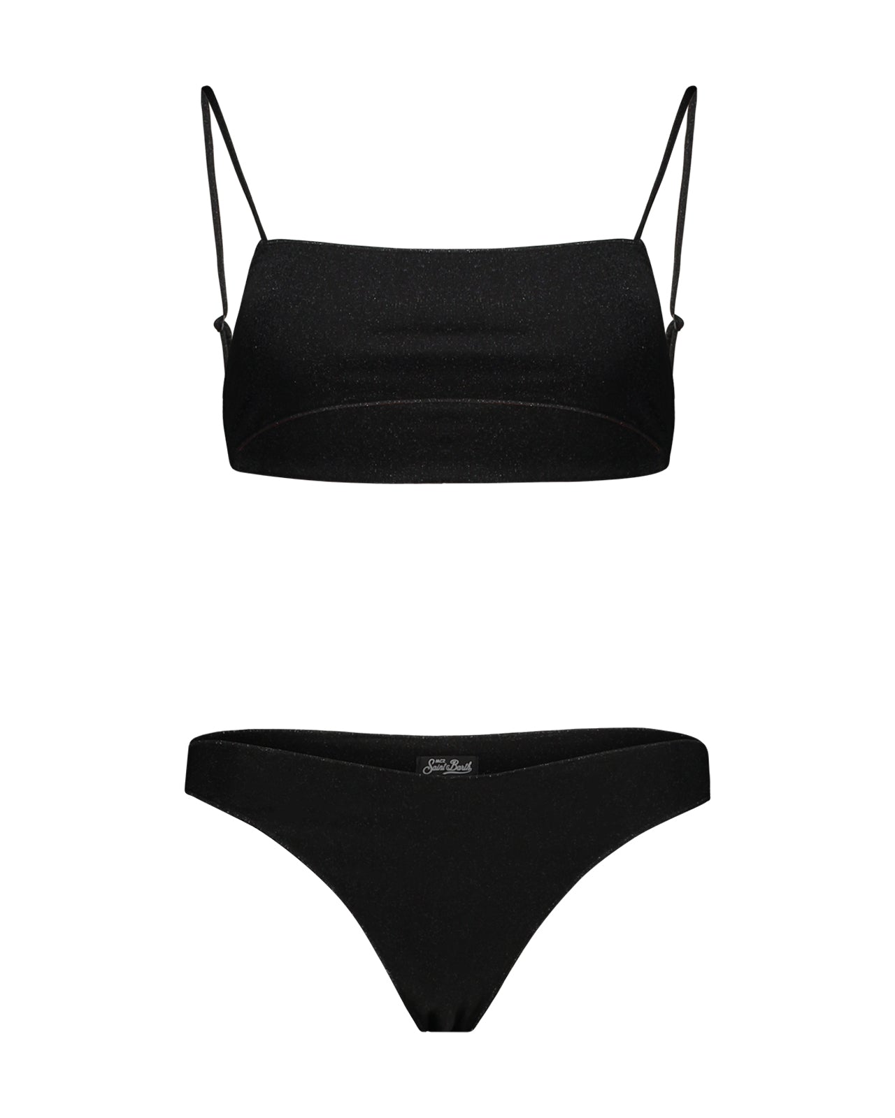 MC2 Saint Barth | Sadie black lurex bralette bikini – lemlò