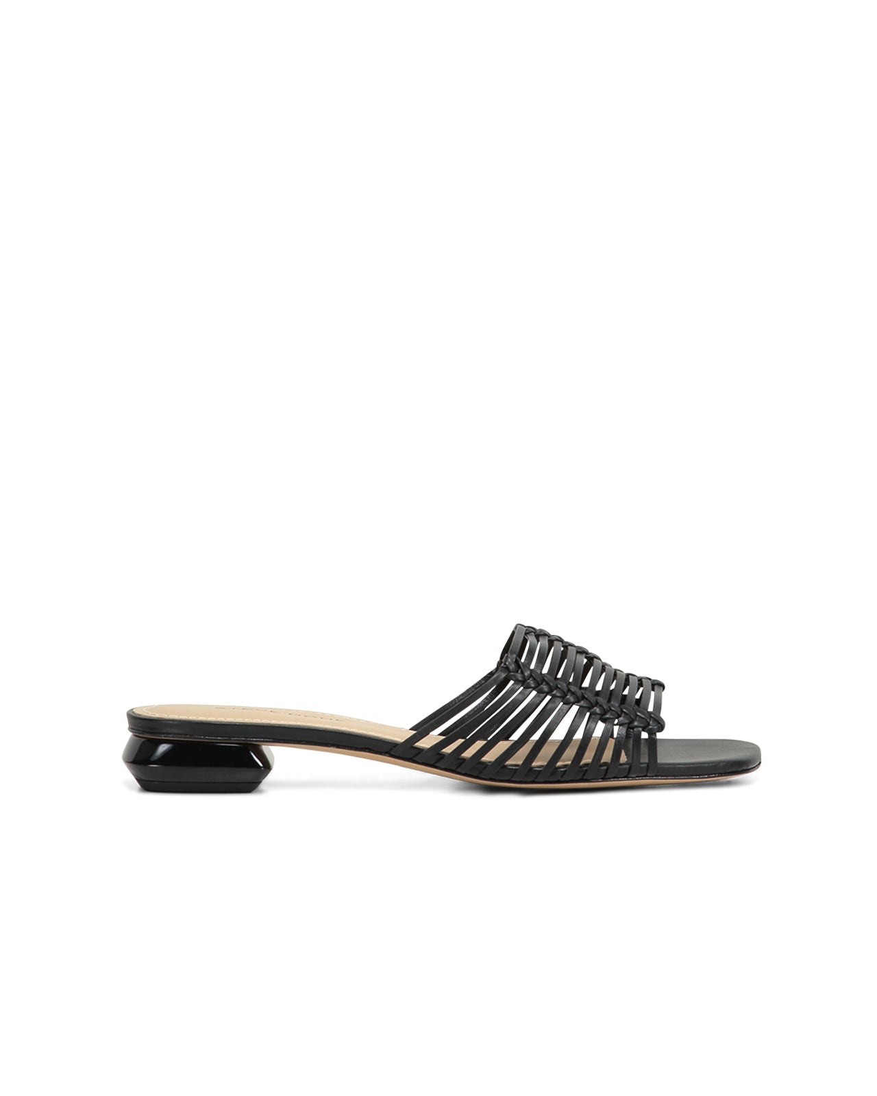 Steve Done | Mariana black leather sandal – lemlò