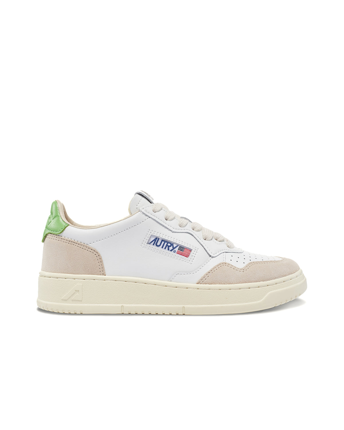 Autry | Sneaker Medalist Low White Bud Green – lemlò