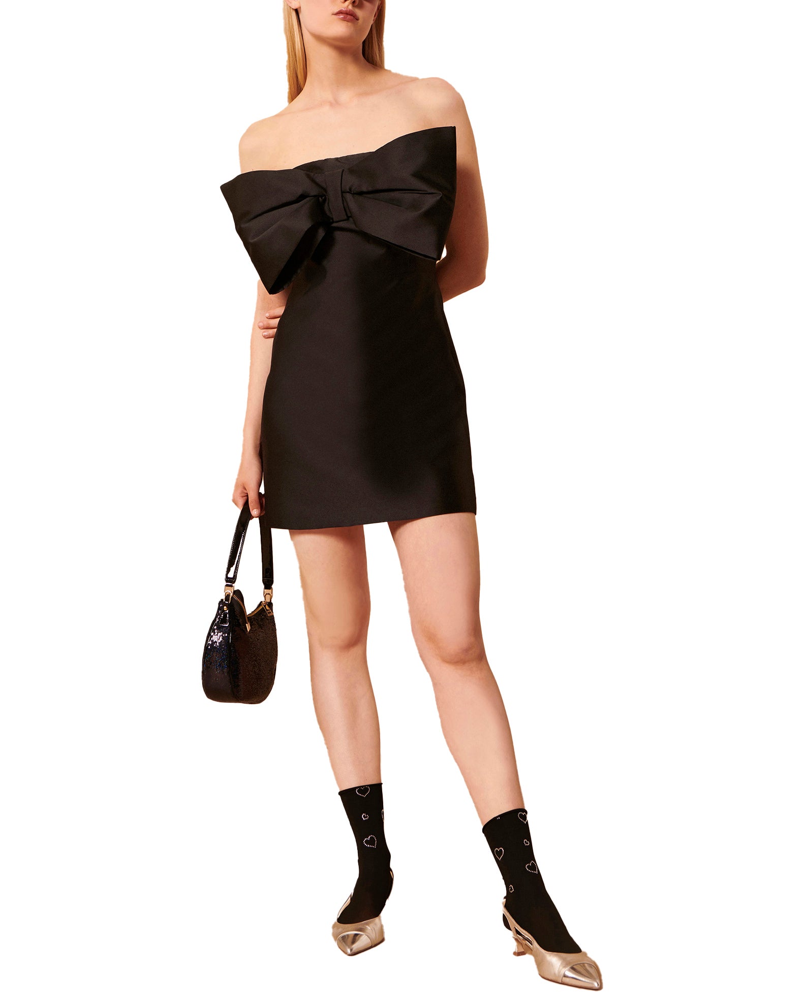 Tara Jarmon | Richesse black silk dress – lemlò