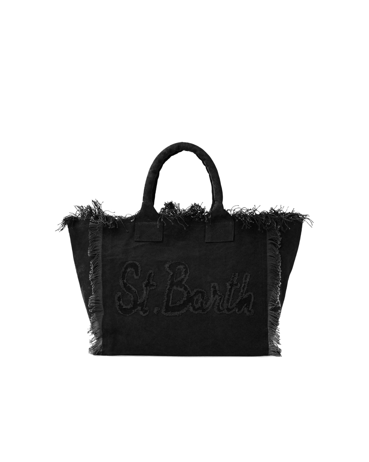 MC2 Saint Barth | Borsa Vanity Patch St Barth nera – lemlò