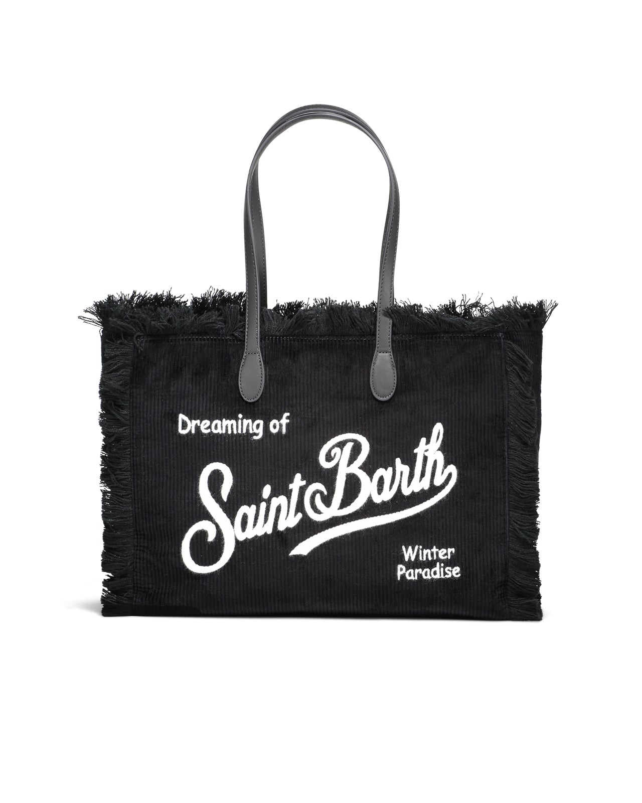 MC2 Saint Barth | Borsa Vanity Corduroy nera – lemlò