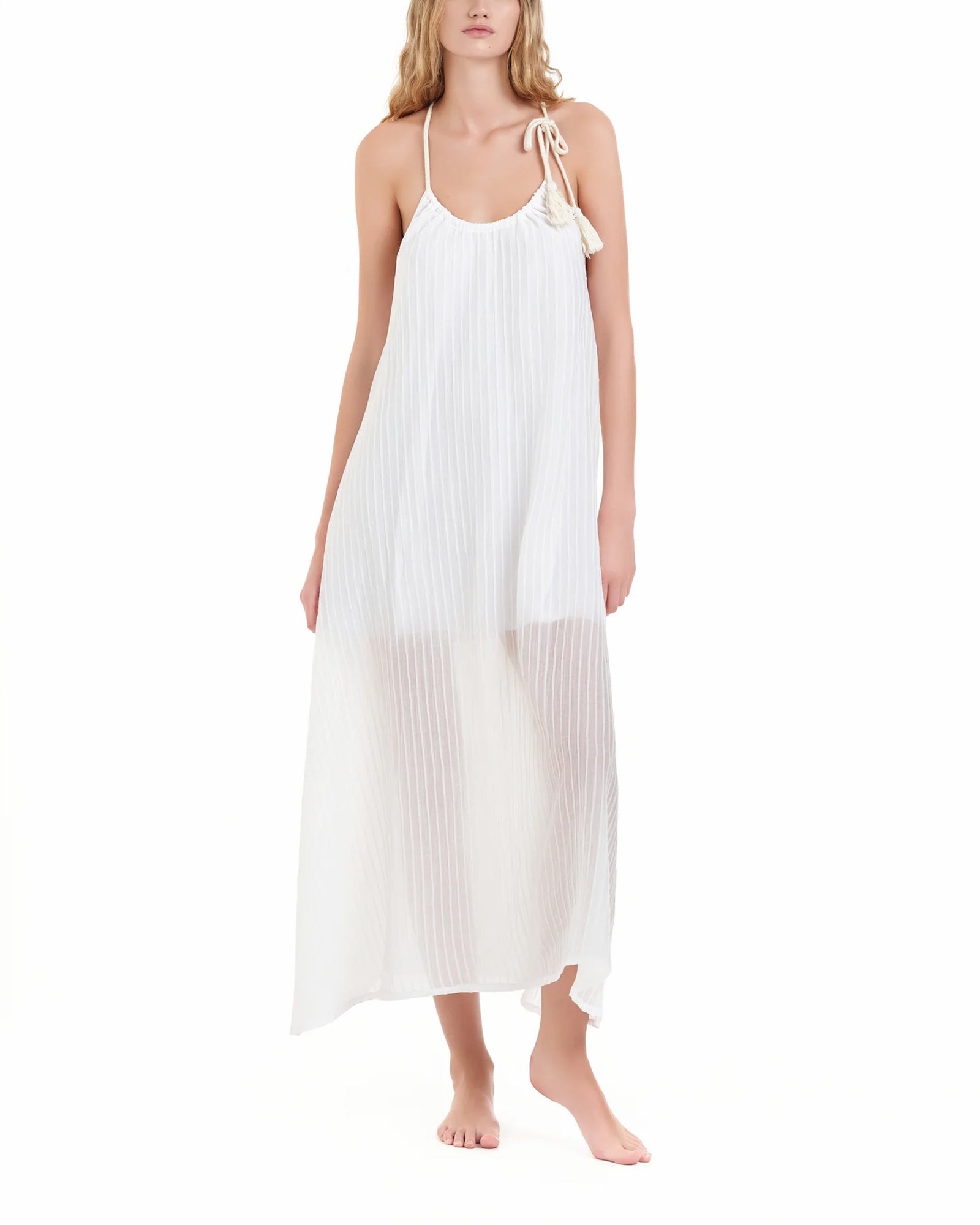 Cotazure | Abito longuette bianco – lemlò