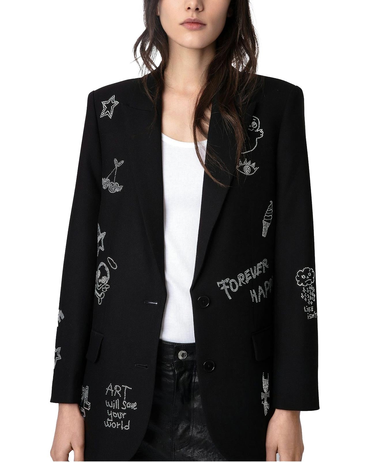 Zadig and Voltaire | Blazer VIva Multistrass nero – lemlò