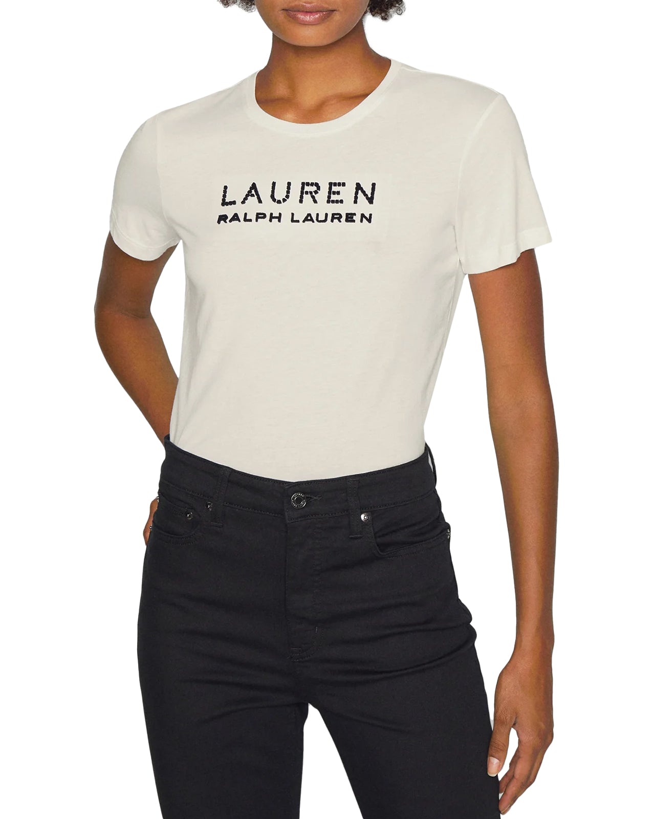 Lauren Ralph Lauren | T-shirt Katlin Logo Ralph Lauren crema – lemlò