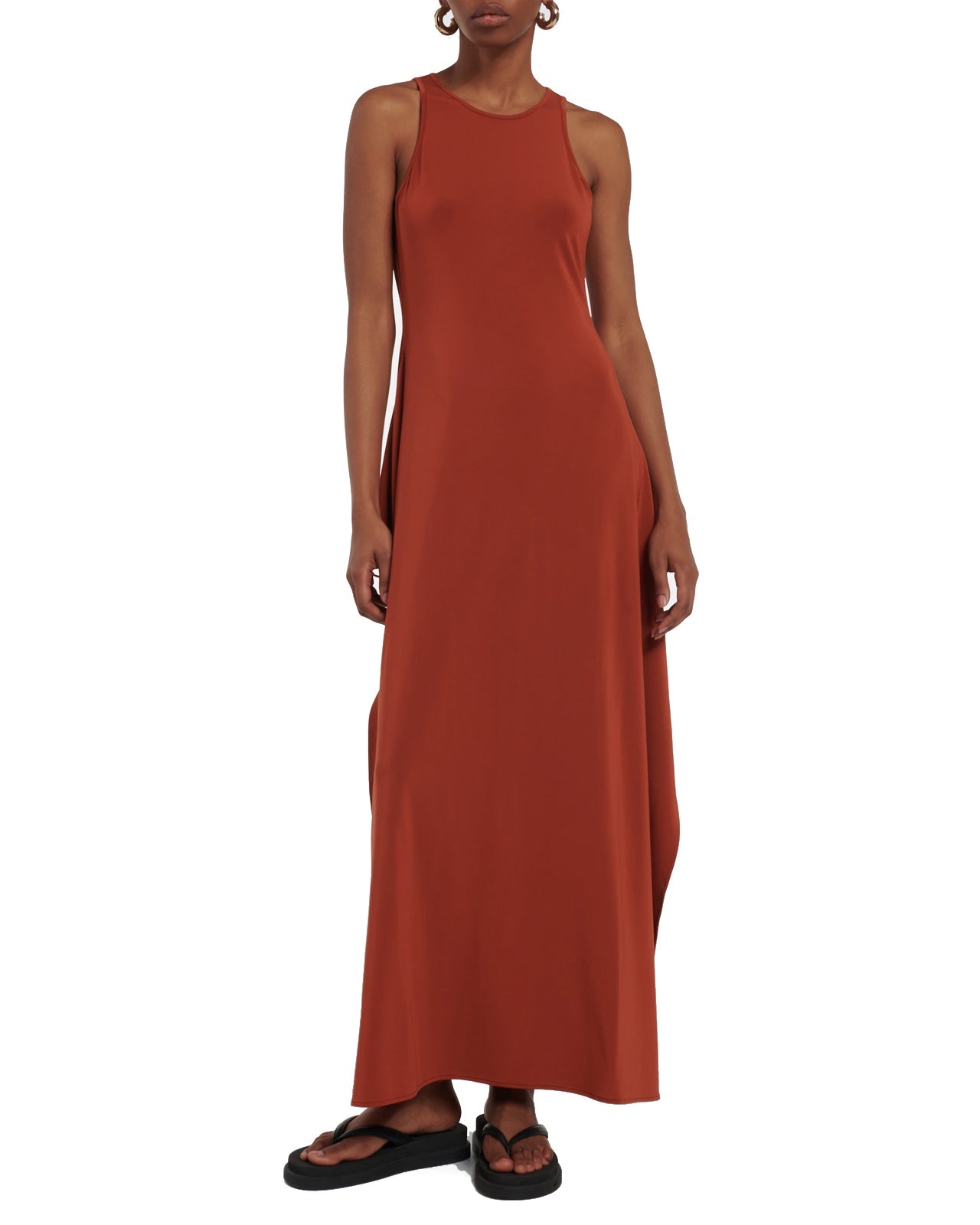 Max Mara Beachwear | Abito Ranch jersey ruggine – lemlò