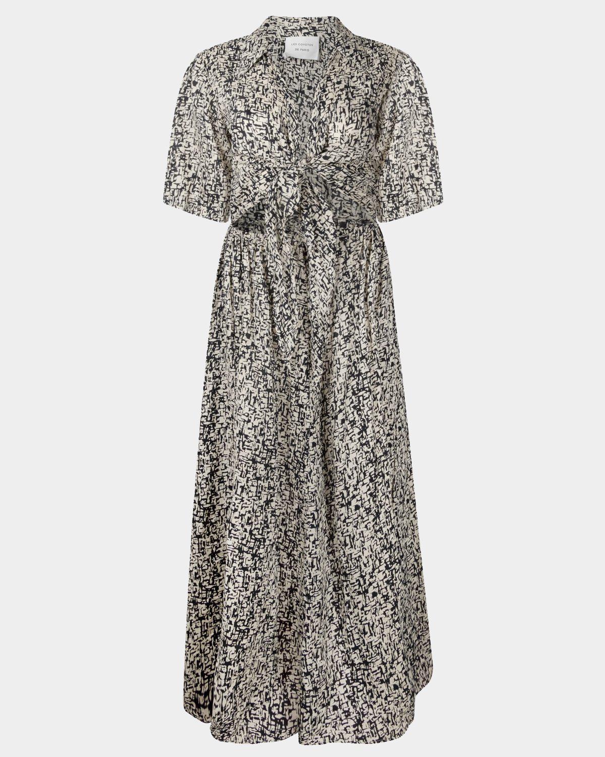 Les Coyotes de Paris | Karise patterned dress with knot – lemlò