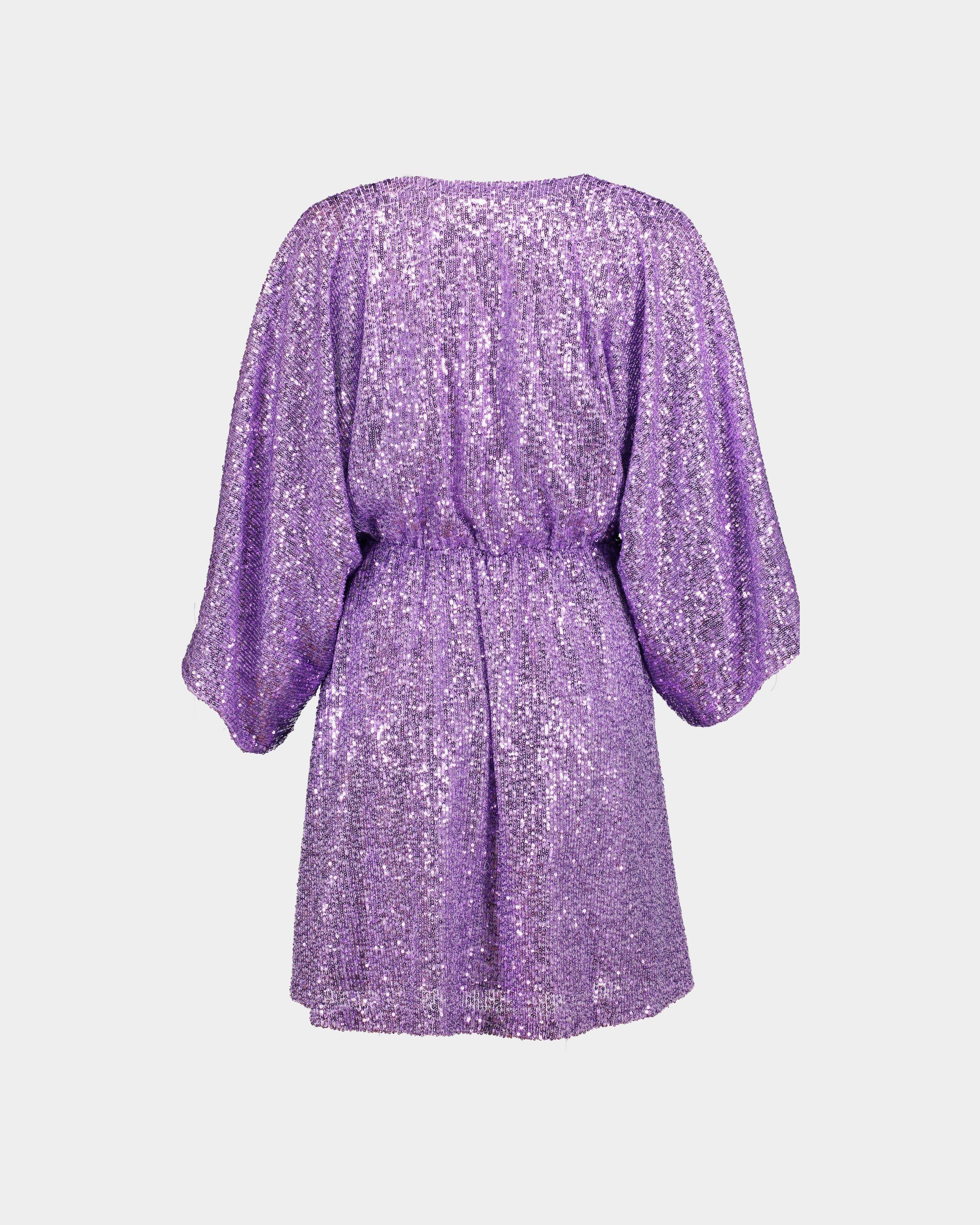 Aniye By | Abito Kimono Anne paillettes lilla | lemlò