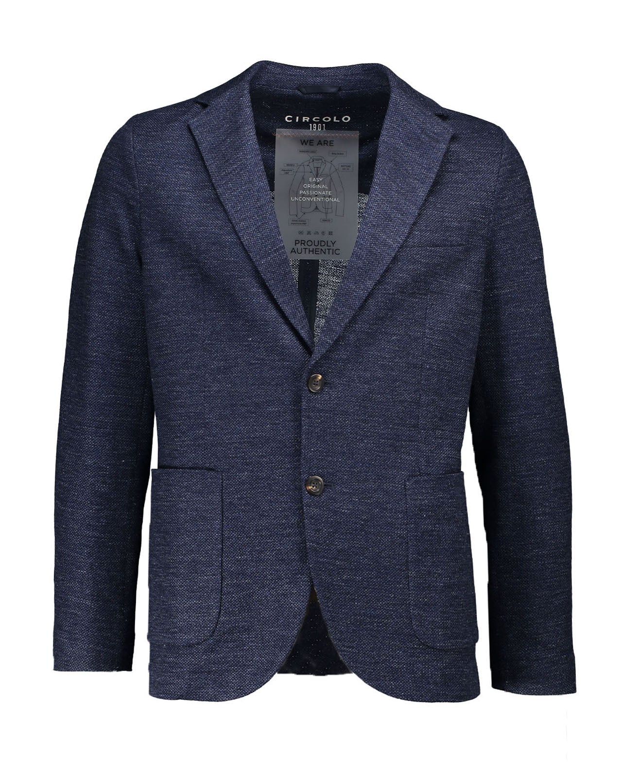 Circolo 1901 | Blazer lino blu denim – lemlò