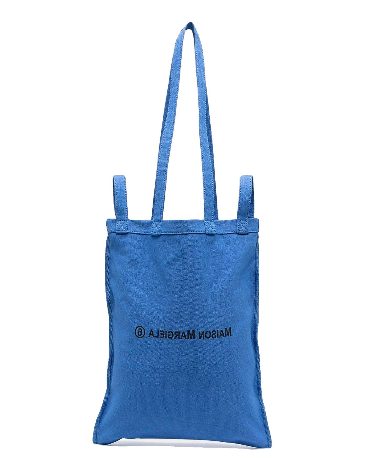 MM6 Maison Margiela | Tote bag 4 handles bluette logo – lemlò