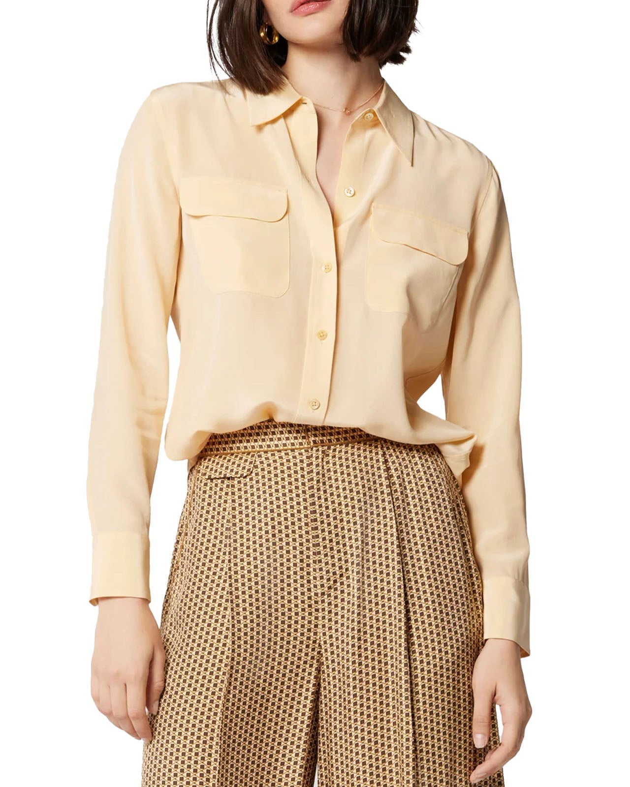 Equipment | Slim Signature Buff Silk Shirt – lemlò