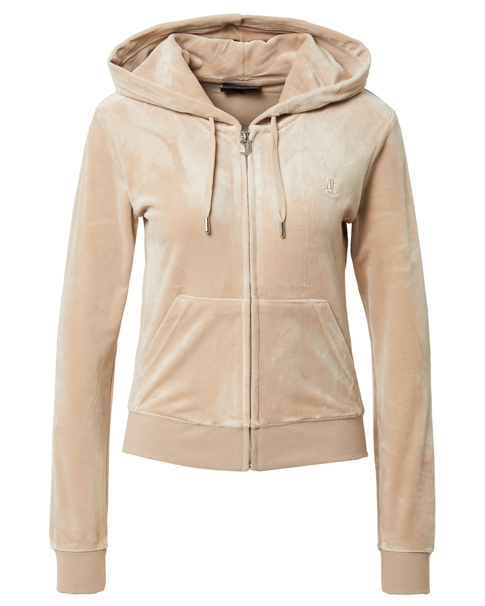 Juicy Couture | Felpa Robertson Hoodie velvet beige – lemlò