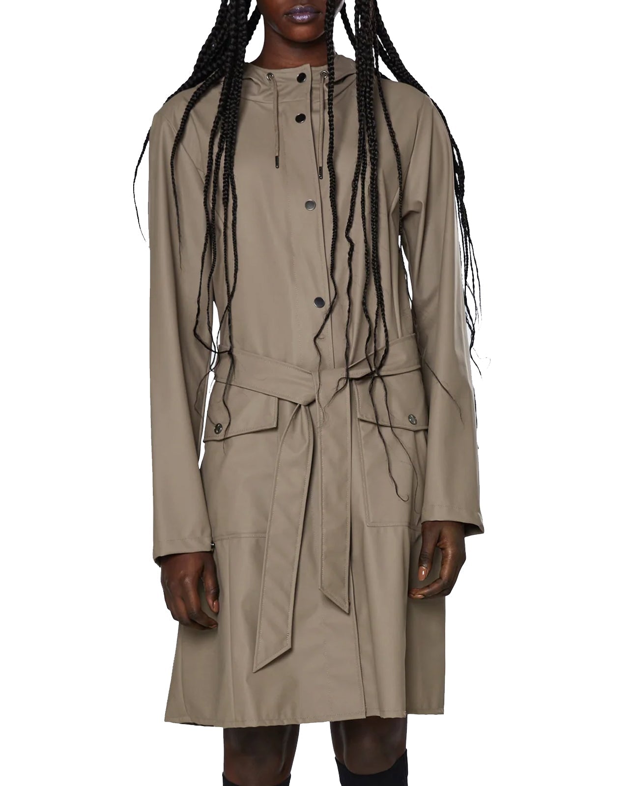 Rains | Giacca impermeabile Curve taupe – lemlò