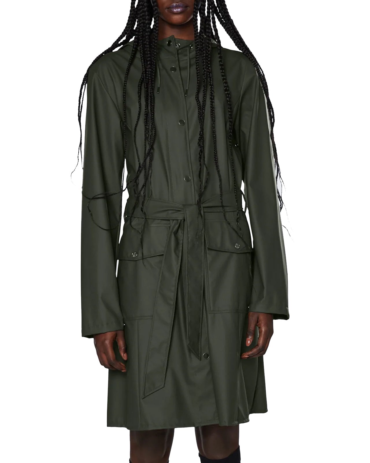 Rains | Curve waterproof jacket green – lemlò