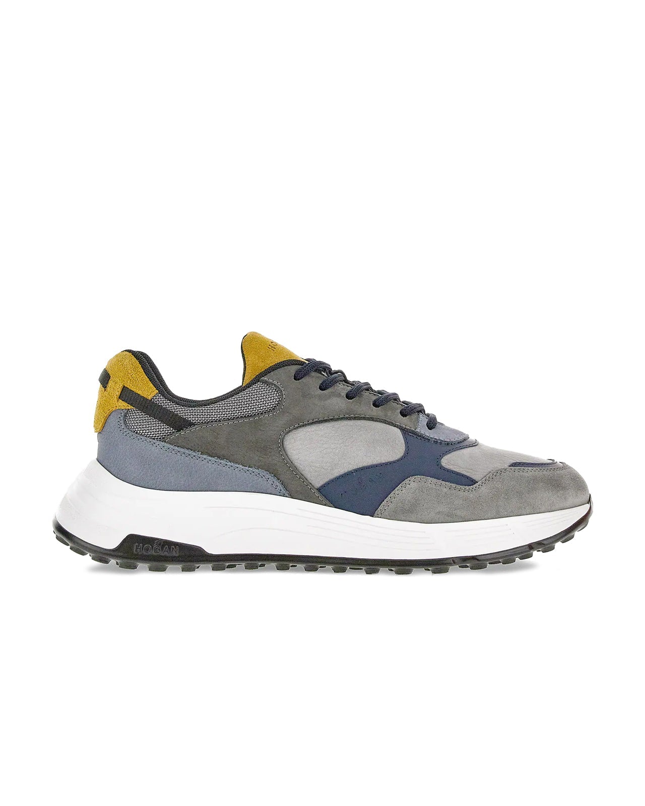 Hogan | Hyperlight gray yellow blue sneaker – lemlò