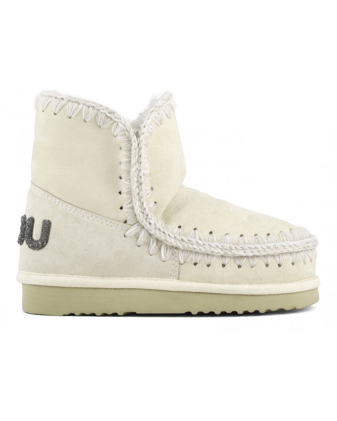 Mou | Stivale Eskimo 18 Glitter Logo Vanilla – lemlò