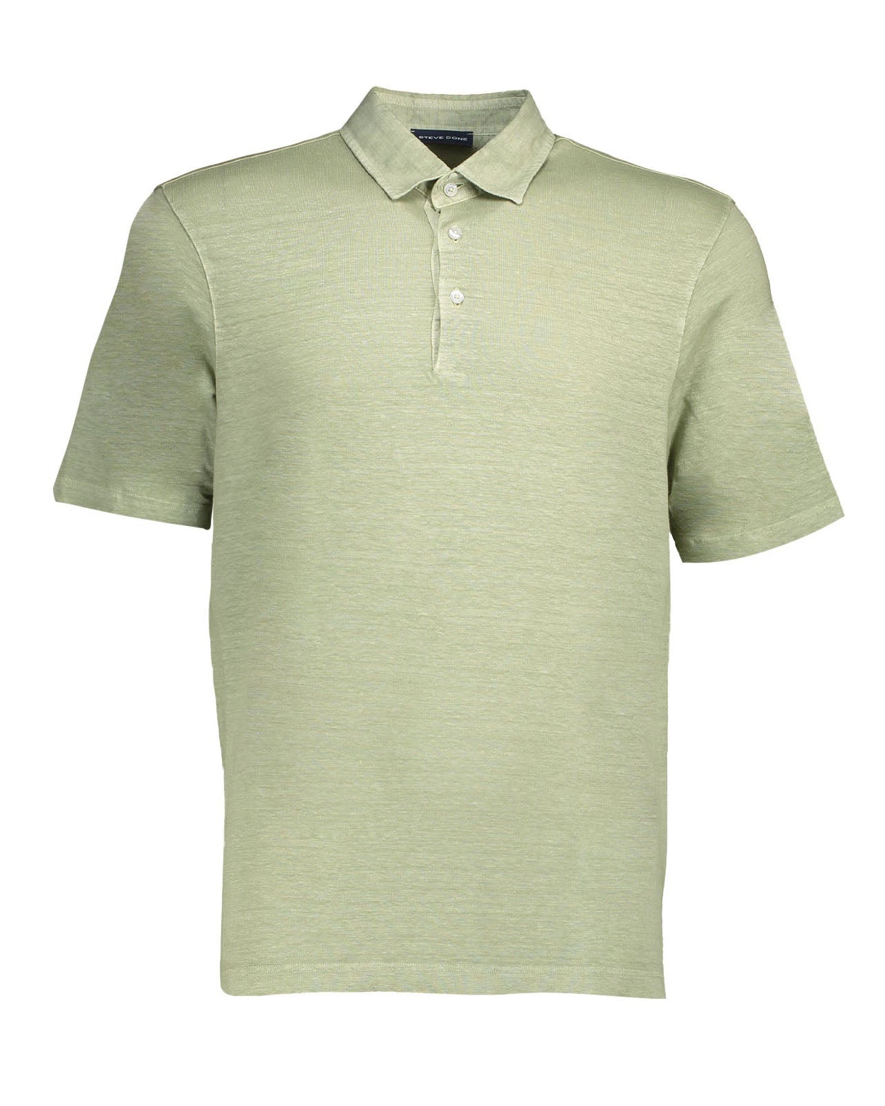 Steve Done | Polo lino verde chiaro – lemlò