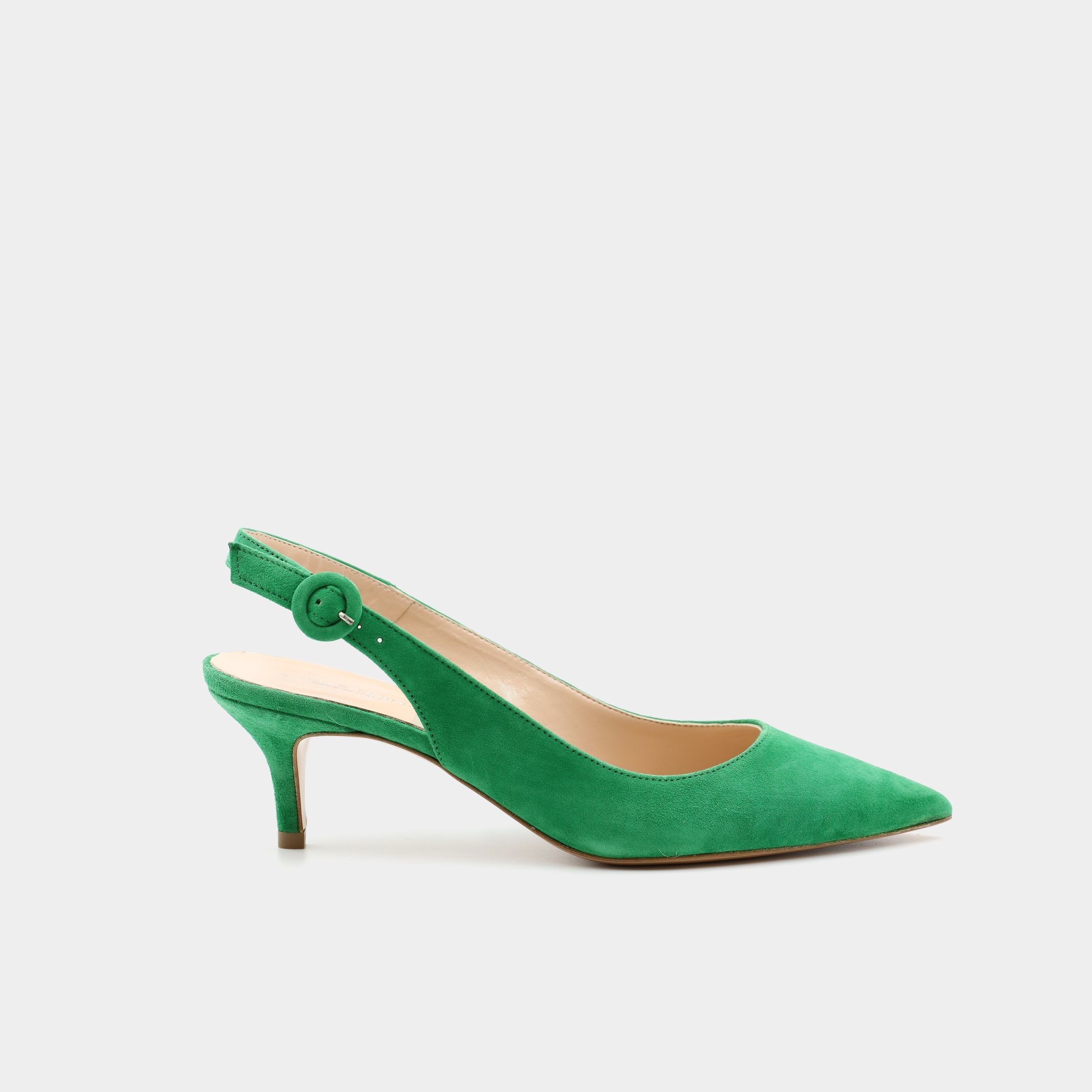 Steve Done | Slingback camoscio verde – lemlò