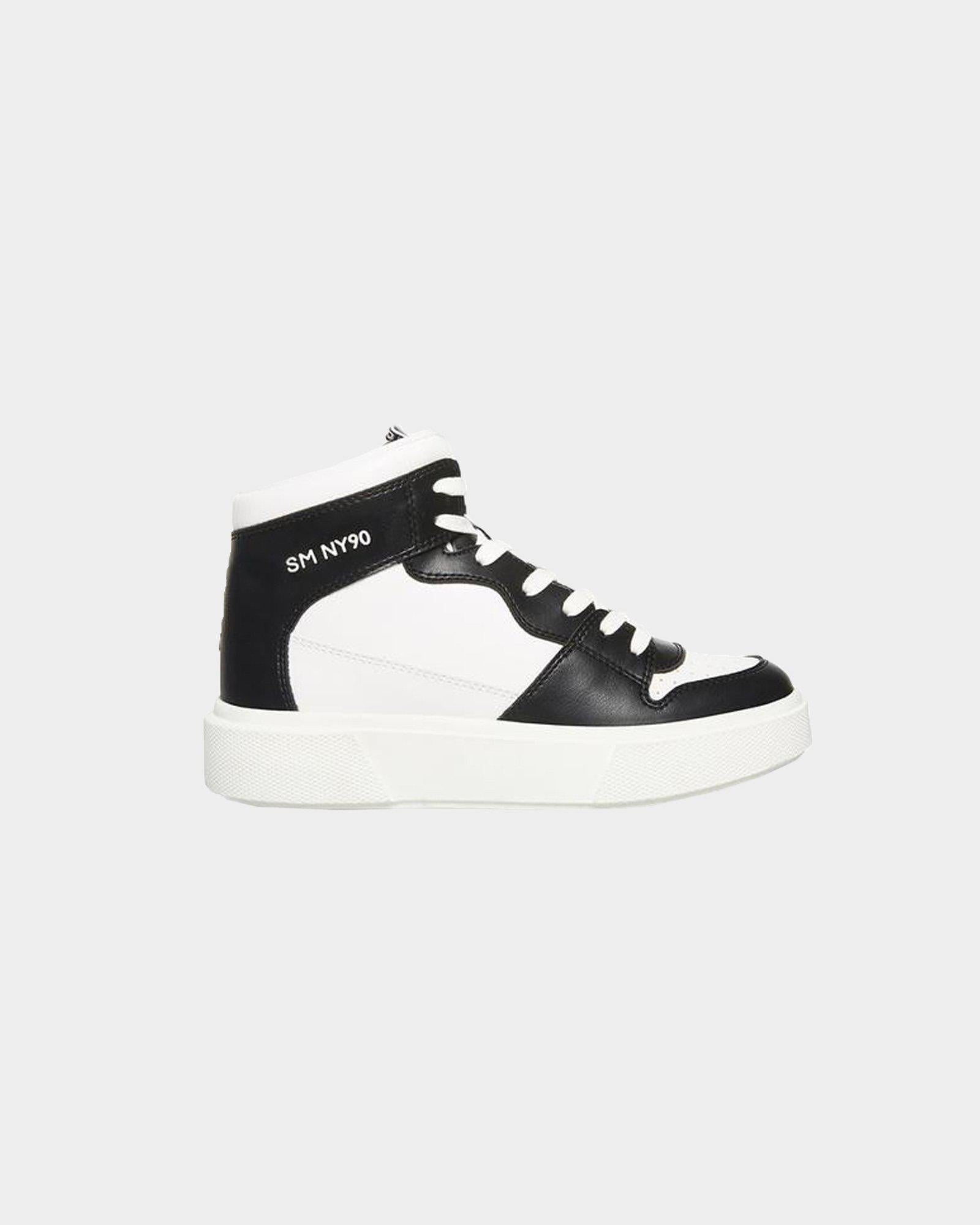 Steve Madden | Sneaker High Top Hoop bianca nera – lemlò