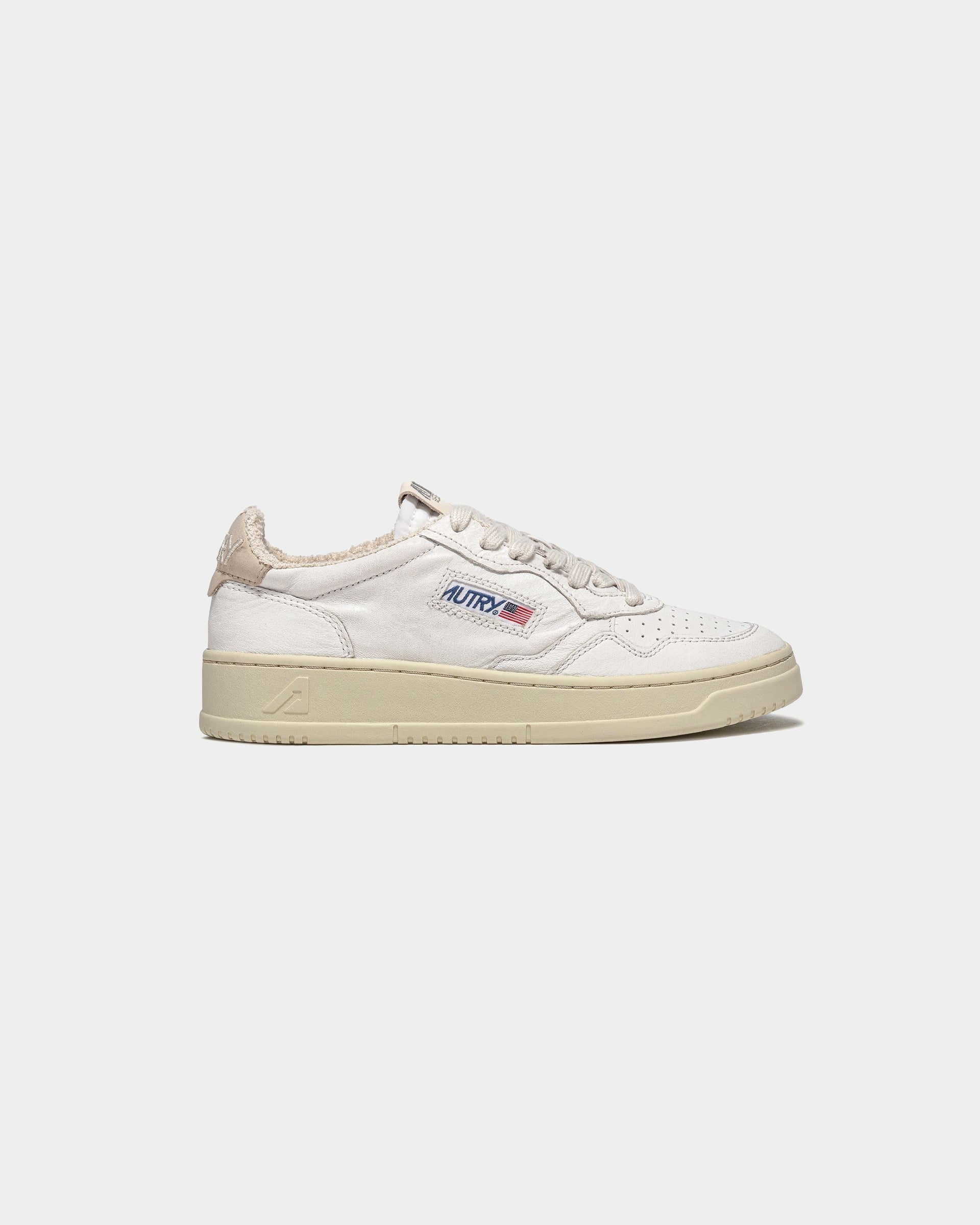 Autry | Sneaker Medalist Low Goat bianca beige – lemlò
