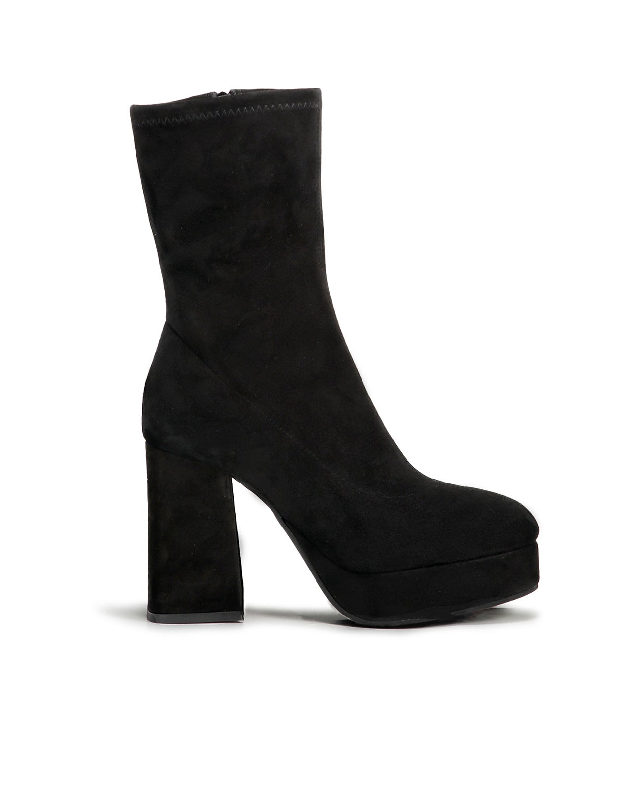 Steve Done | Stivale con plateau camoscio nero – lemlò